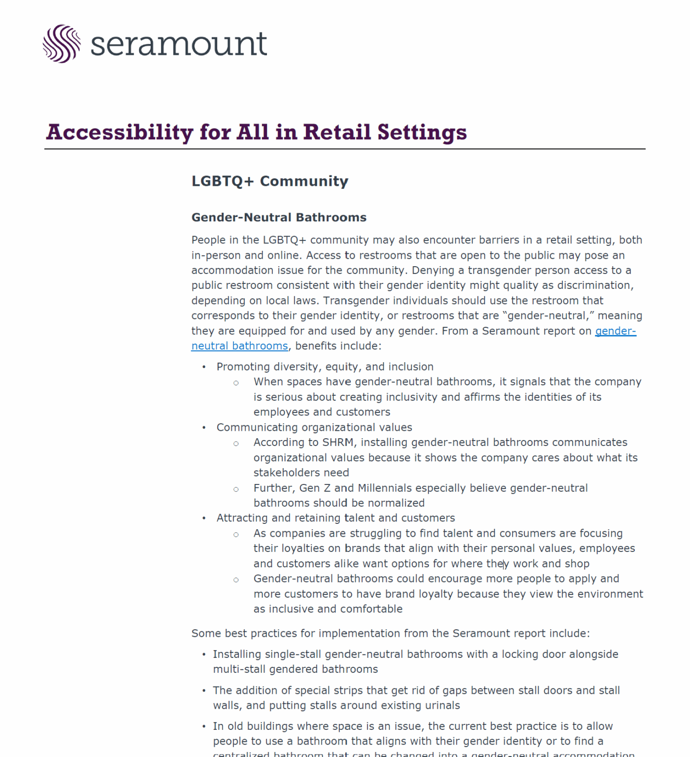 Accessibility for All in Retail: Practices for LGBTQ+ and Neurodiverse ...
