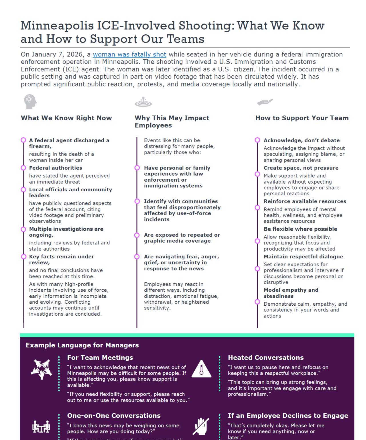 Minneapolis ICE-Involved Shooting: What We Know and How to Support Our ...